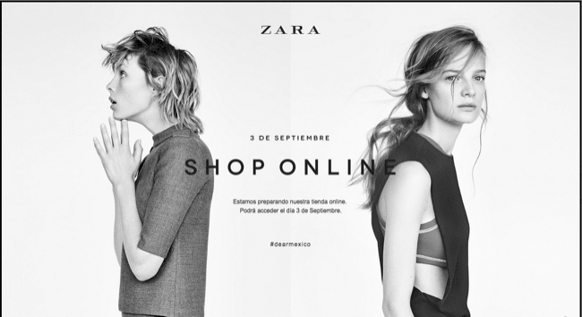 Zara estrena tienda online en México - Digitalist Hub