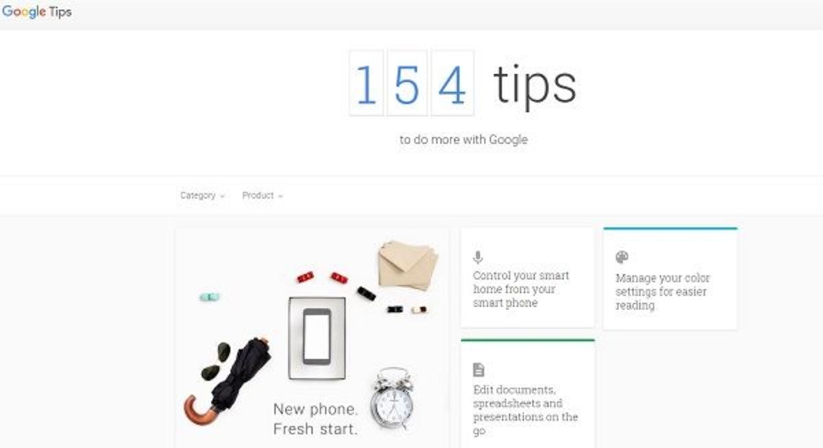 Google Tips, o cómo sacar todo el partido a los productos de Google ...