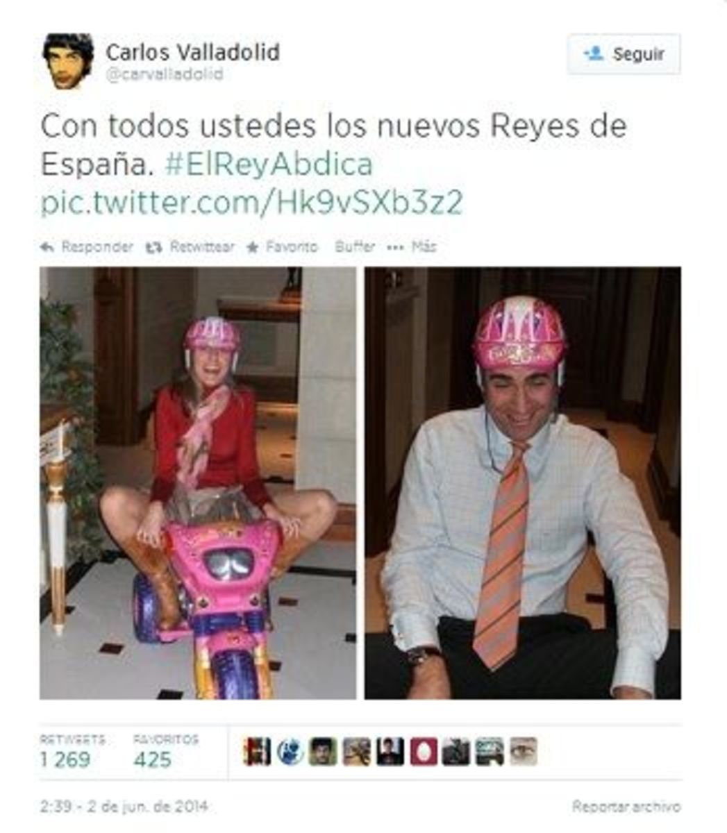 #ElReyAbdica: los memes más divertidos de la sucesión al Trono ...